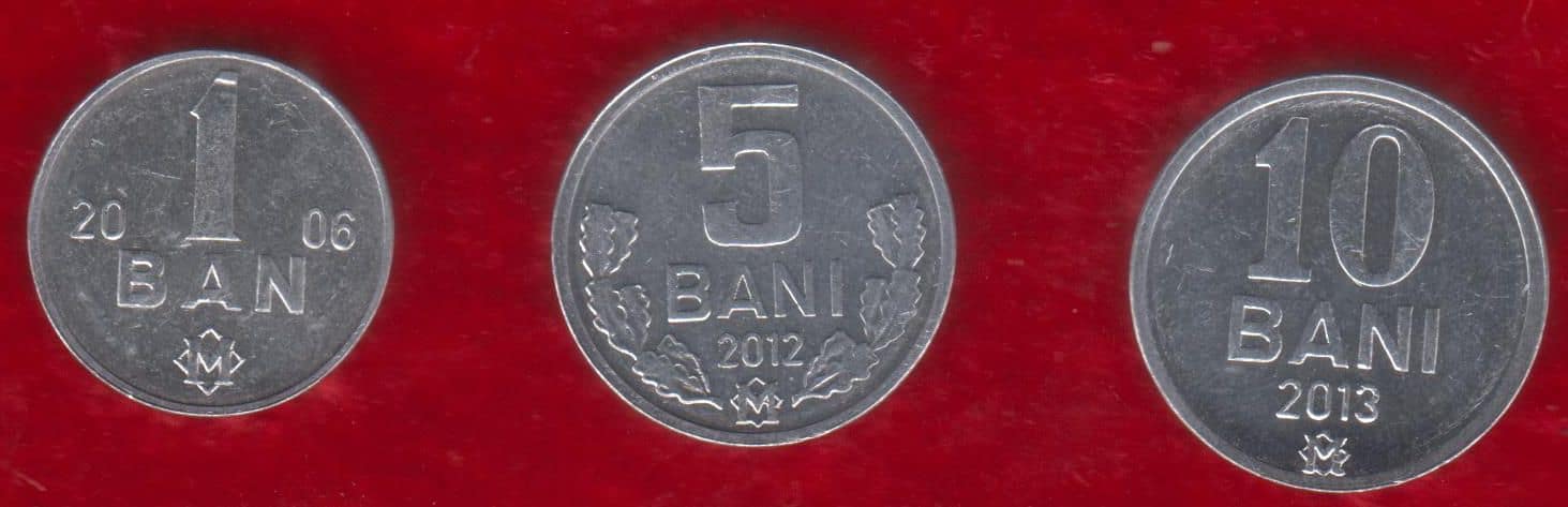 Moldova Republic Set of 3 Coins - CoinStamp.in