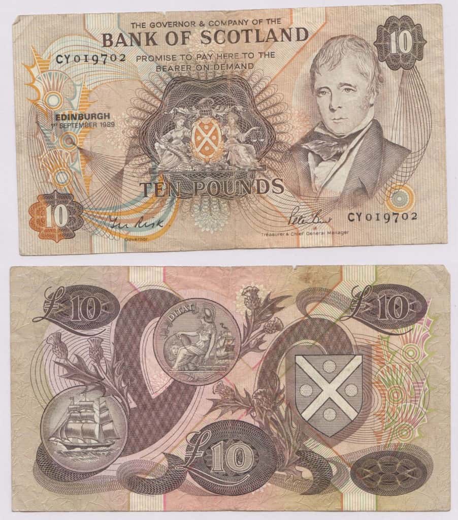 Scotland 10 Pound - www.coinstamp.in