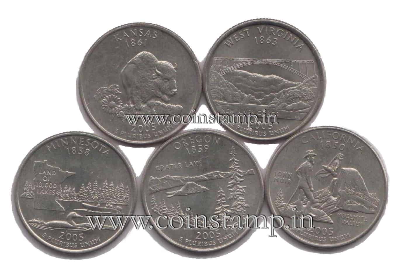 2005-State-Quarters-of-United-States-of-America-@-Coins-and-Stamps ...
