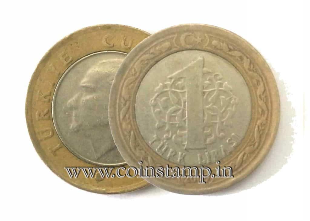 Turkey Republic Lira Mustafa Kemal Ataturk @ www.coinstamp.in
