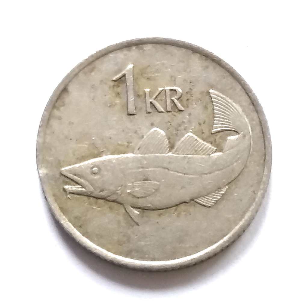 Iceland Republic Krona Cod Fish 1989-2011 - CoinStamp.in