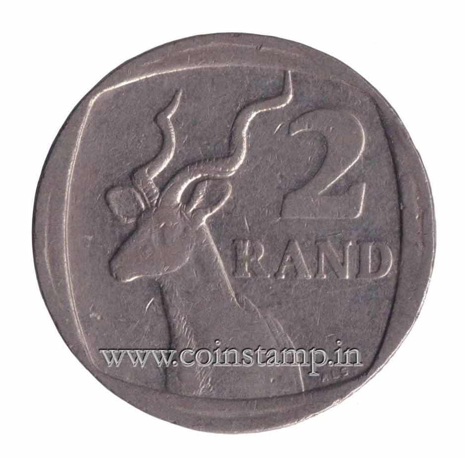 South Africa 2 Rand @ Coins and Stamps - CoinStamp.in