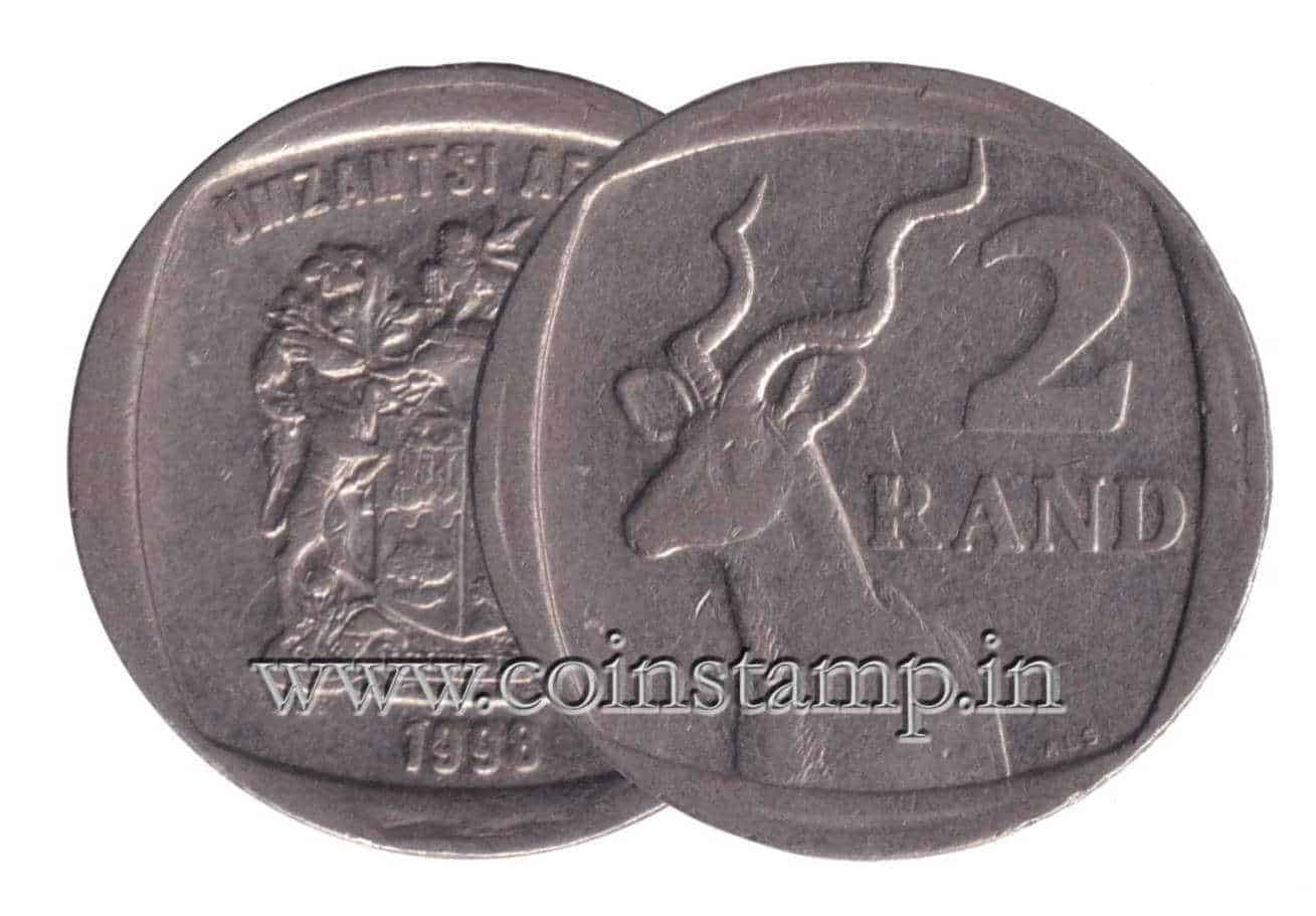 South Africa 2 Rand @ Coins and Stamps - CoinStamp.in