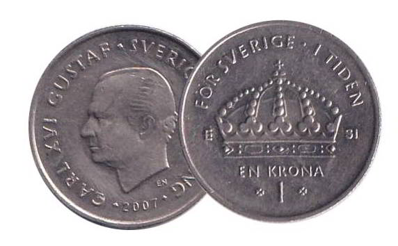 Sweden Krona Carl 16 Gustaf Coin @ coinstamp.in
