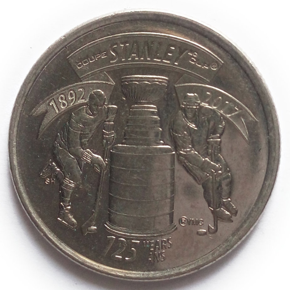 Canada 25 Cents Stanley Cup Used - CoinStamp.in