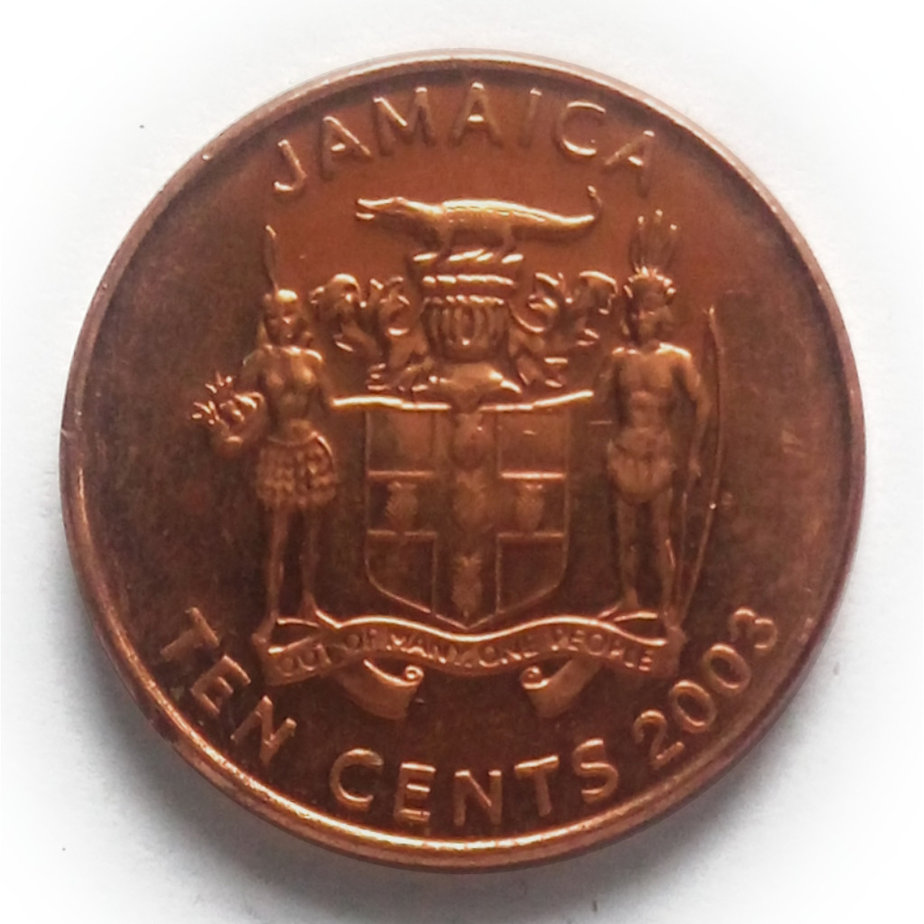 Jamaica 10 Cents Small AUNC - CoinStamp.in