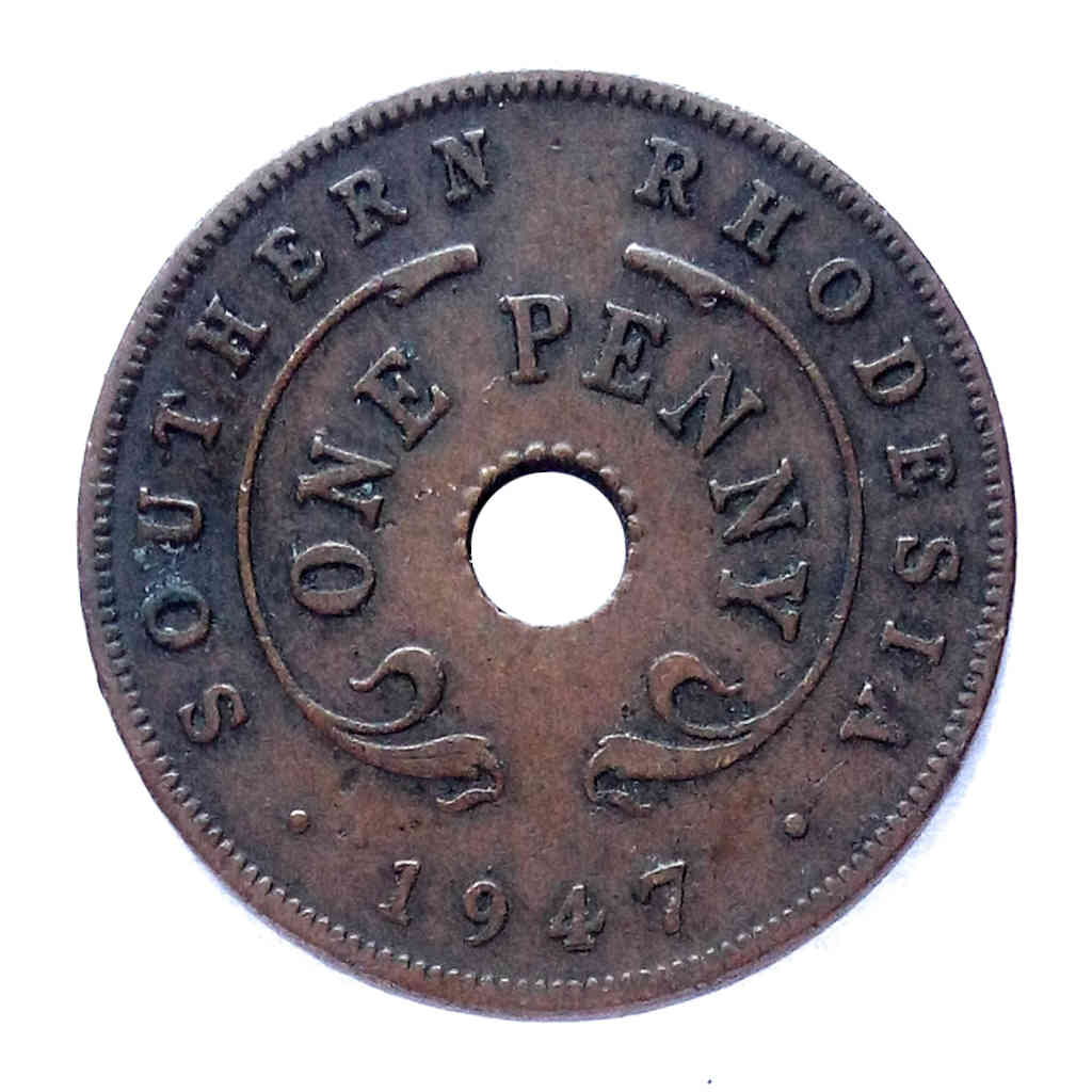 Southern Rhodesia 1 Penny George VI Used - CoinStamp.in