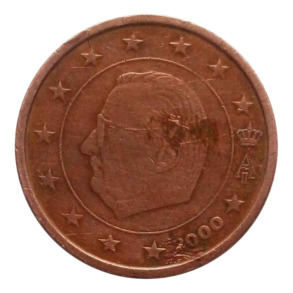Belgium 2 Euro Cent Albert II Used