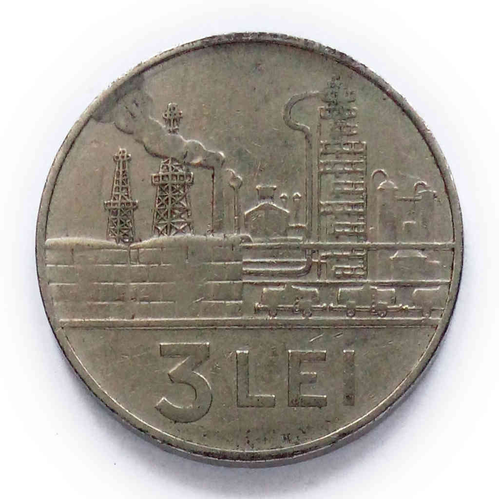 Romania People's Republic 3 Lei Used - CoinStamp.in
