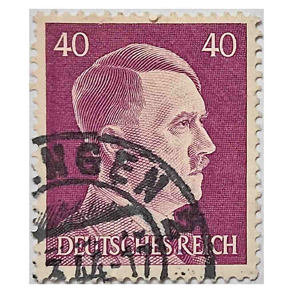 Nazy Germany adolf hitler 40 Postage Stamp