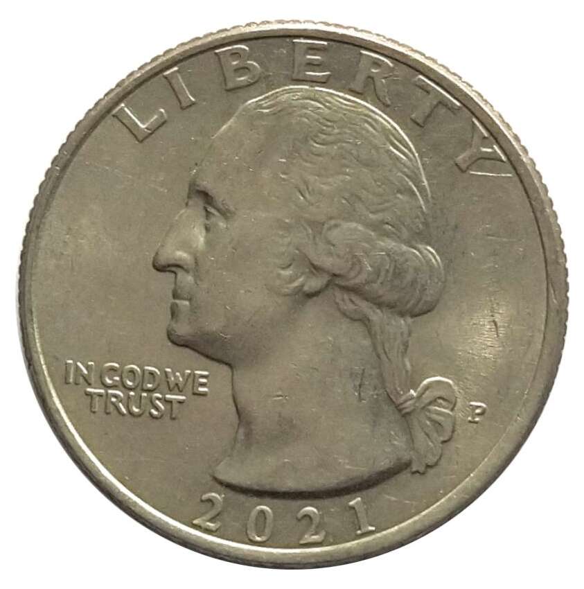 U.S 1/4 Dollar 2021 Washington Quarter Crossing the Delaware